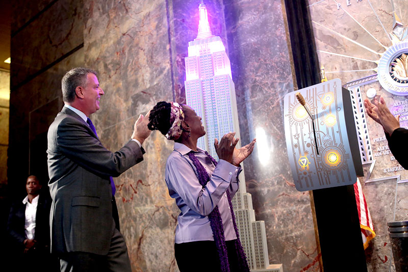 Mayor, First Lady, and OCDV Reach Out for 'NYC Go Purple' Awareness Day ... Mayor, First Lady, and OCDV Reach Out for 'NYC Go Purple' Awareness Day ...