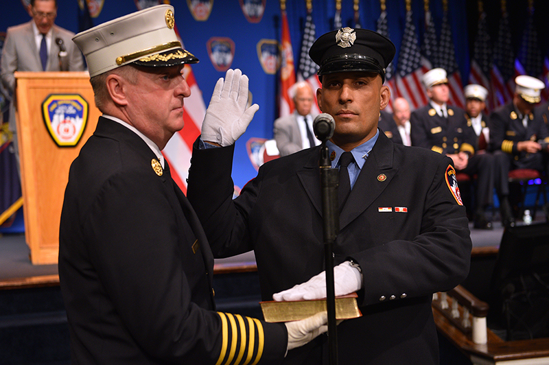 Fire Commissioner Presides Over a Promotion Ceremony for 116 FDNY ...
