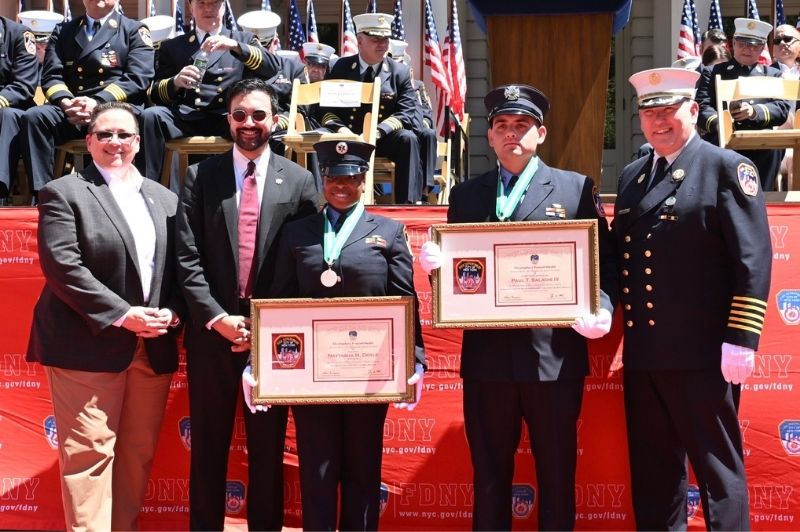 Paramedics from Station 44 receive top EMS operations medal at 2026 ...