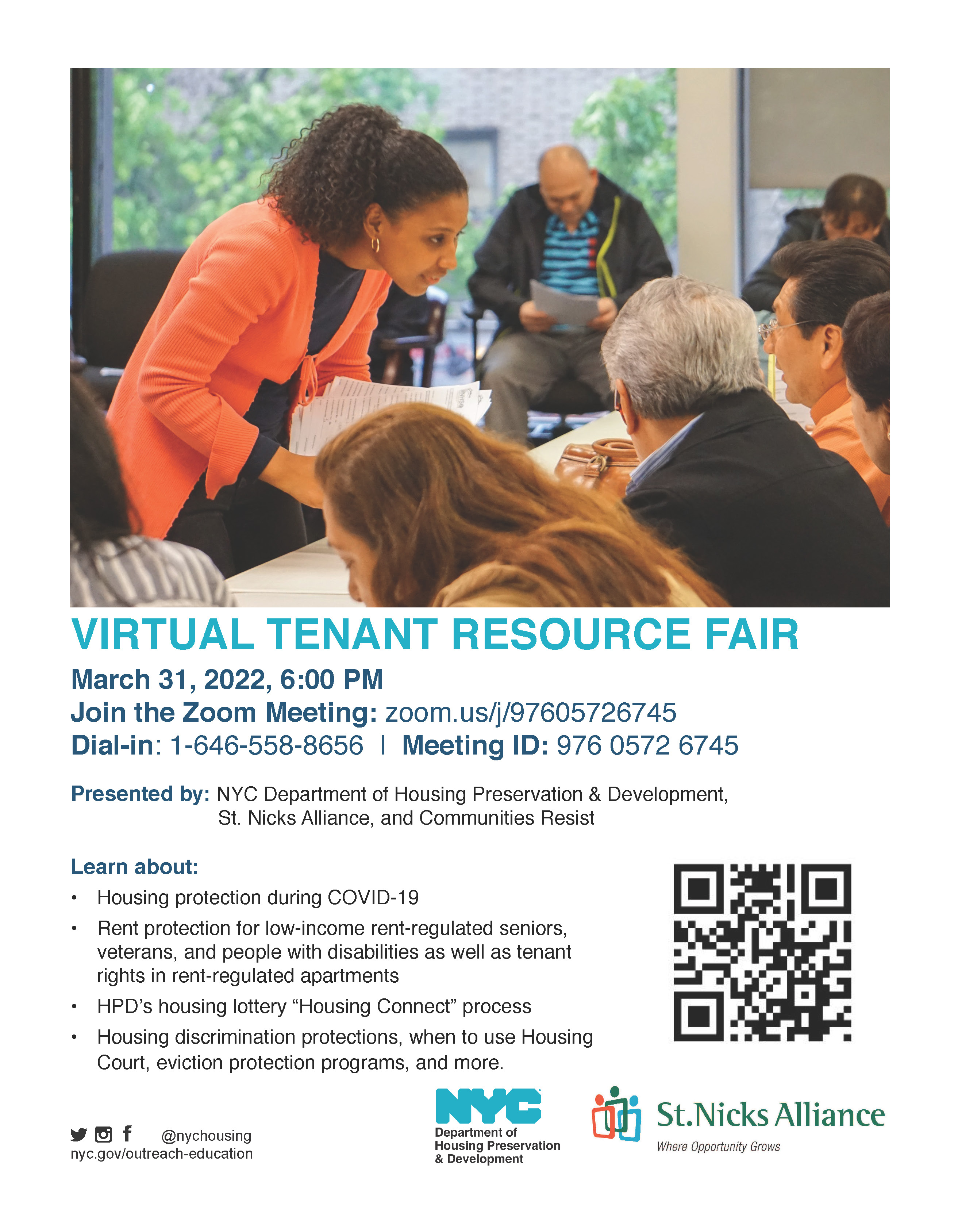 Virtual Tenant Resource Fair | Events | City of New York