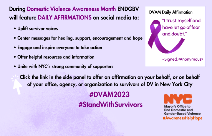 Mayor's Office to End Domestic and Gender-Based Violence