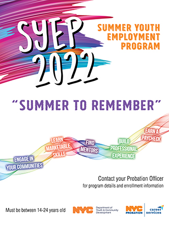 Summer Youth Employment Program (SYEP) - Probation