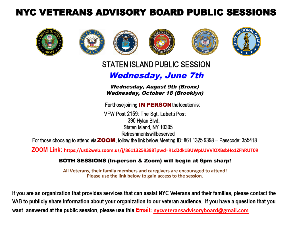 Veterans Advisory Board - Veterans