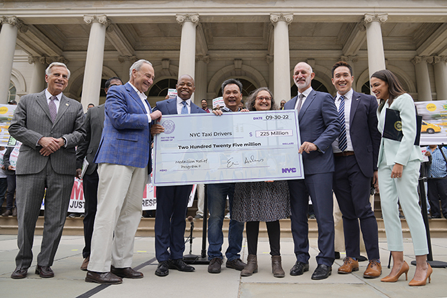 Mayor Adams, TLC, Senator Schumer, NYTWA, Marblegate Asset Management ...