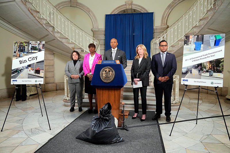 Mayor Adams, Sanitation Commissioner Tisch Announce Next Steps in War ...