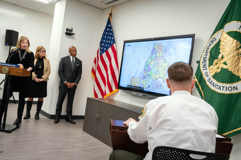 Mayor Adams, DSNY Commissioner Tisch Announce Next-Generation ...