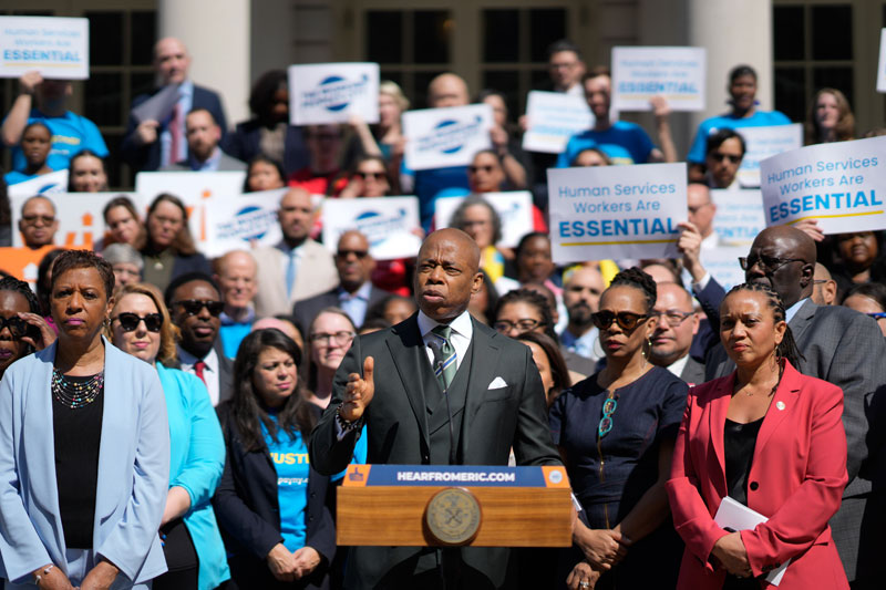 Mayor Adams Boosts Pay for 80,000 Human Services Workers With $741 ...