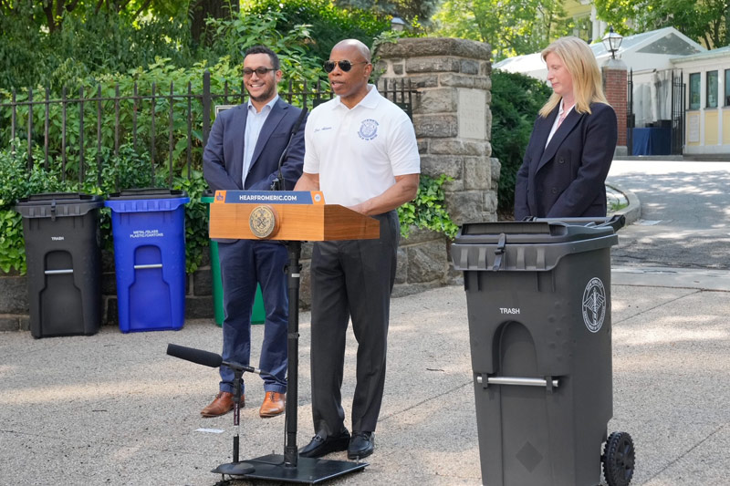 Mayor Adams, Sanitation Commissioner Tisch Unveil First-Ever Official ...