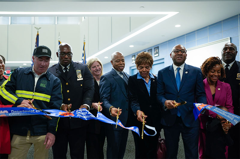 Mayor Adams, NYPD Commissioner Tisch, DDC Commissioner Foley Open New ...