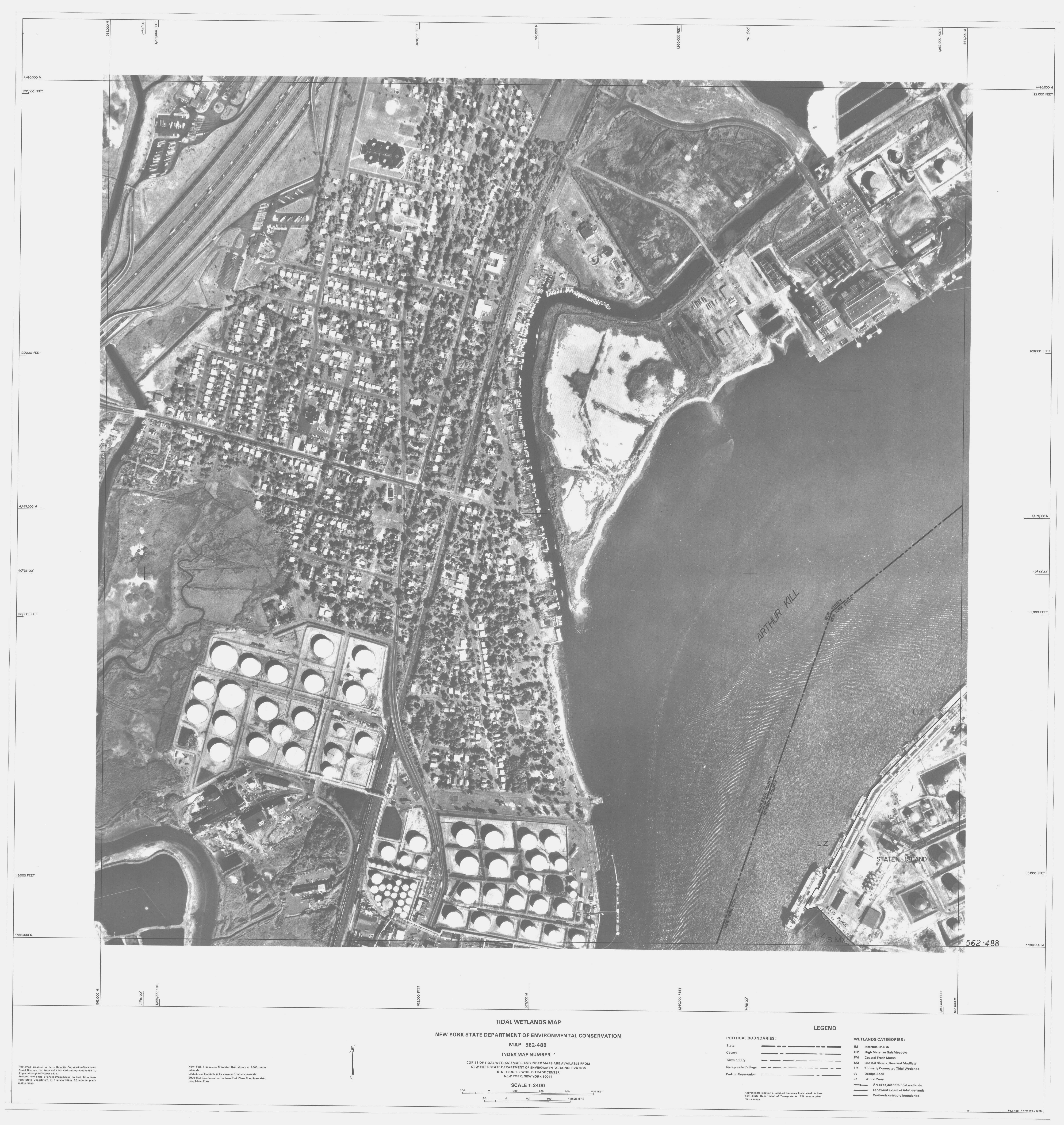 Buildings - Tidal Wetlands Map - Staten Island