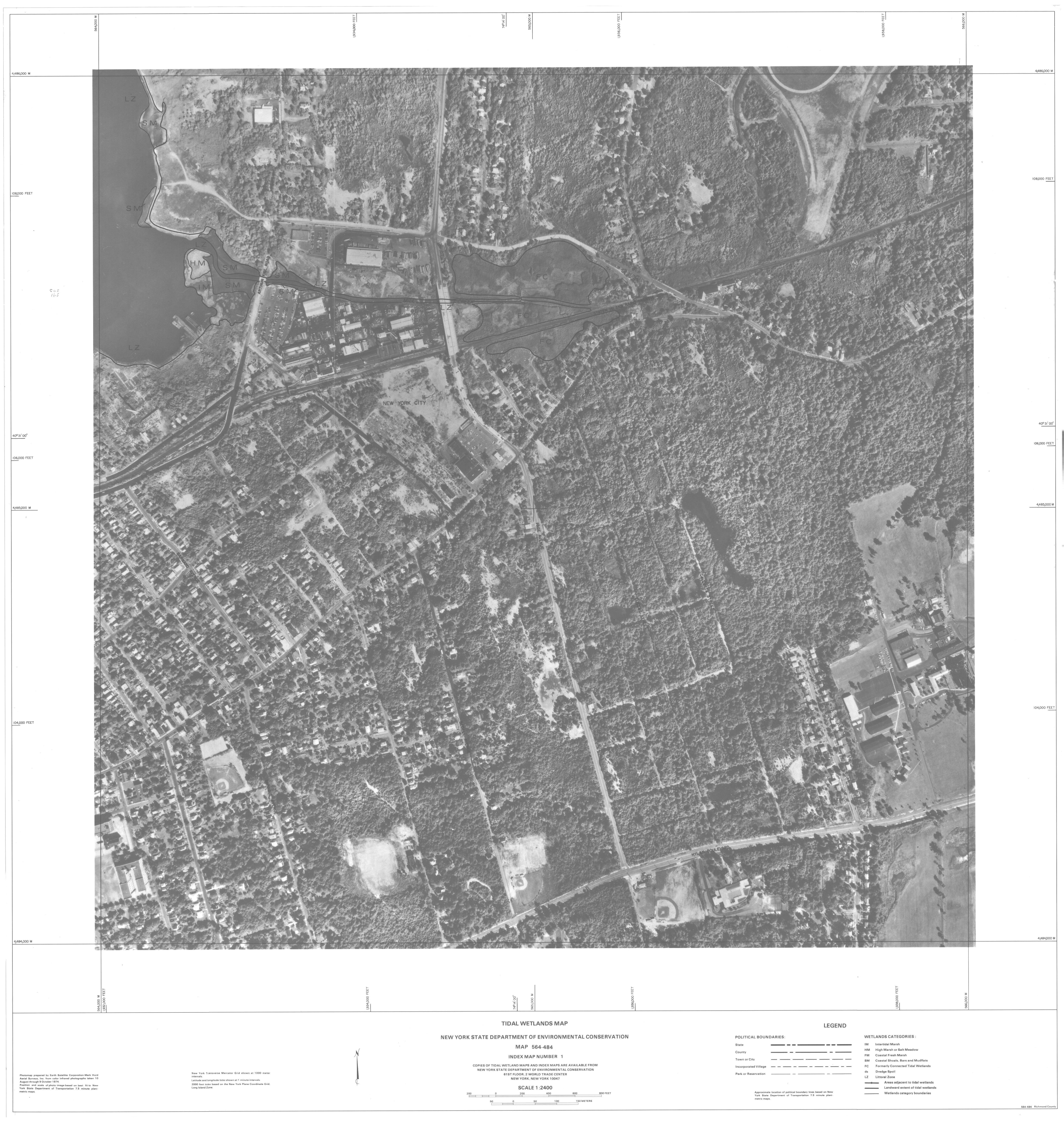 Buildings - Tidal Wetlands Map - Staten Island