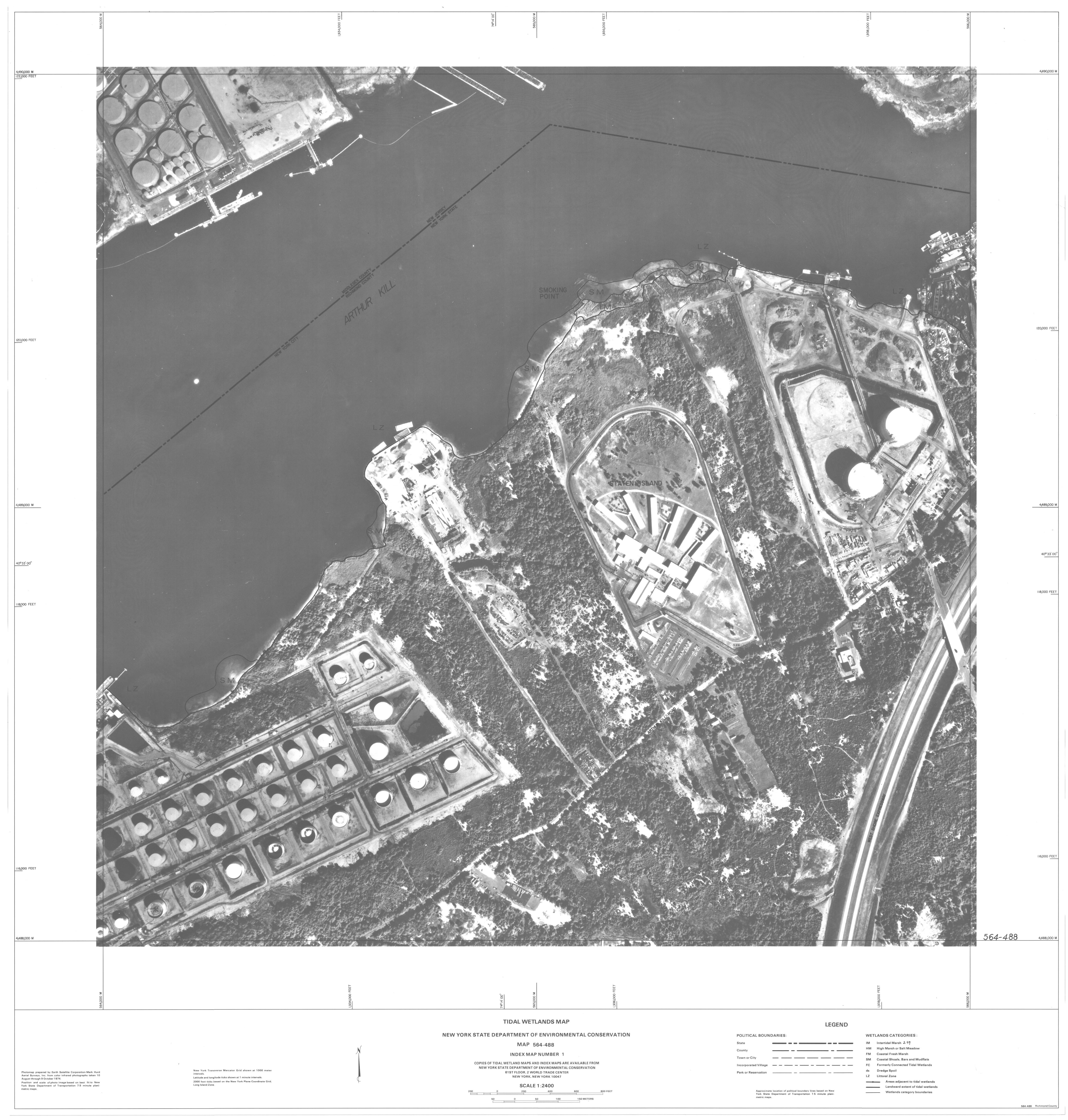 Buildings - Tidal Wetlands Map - Staten Island
