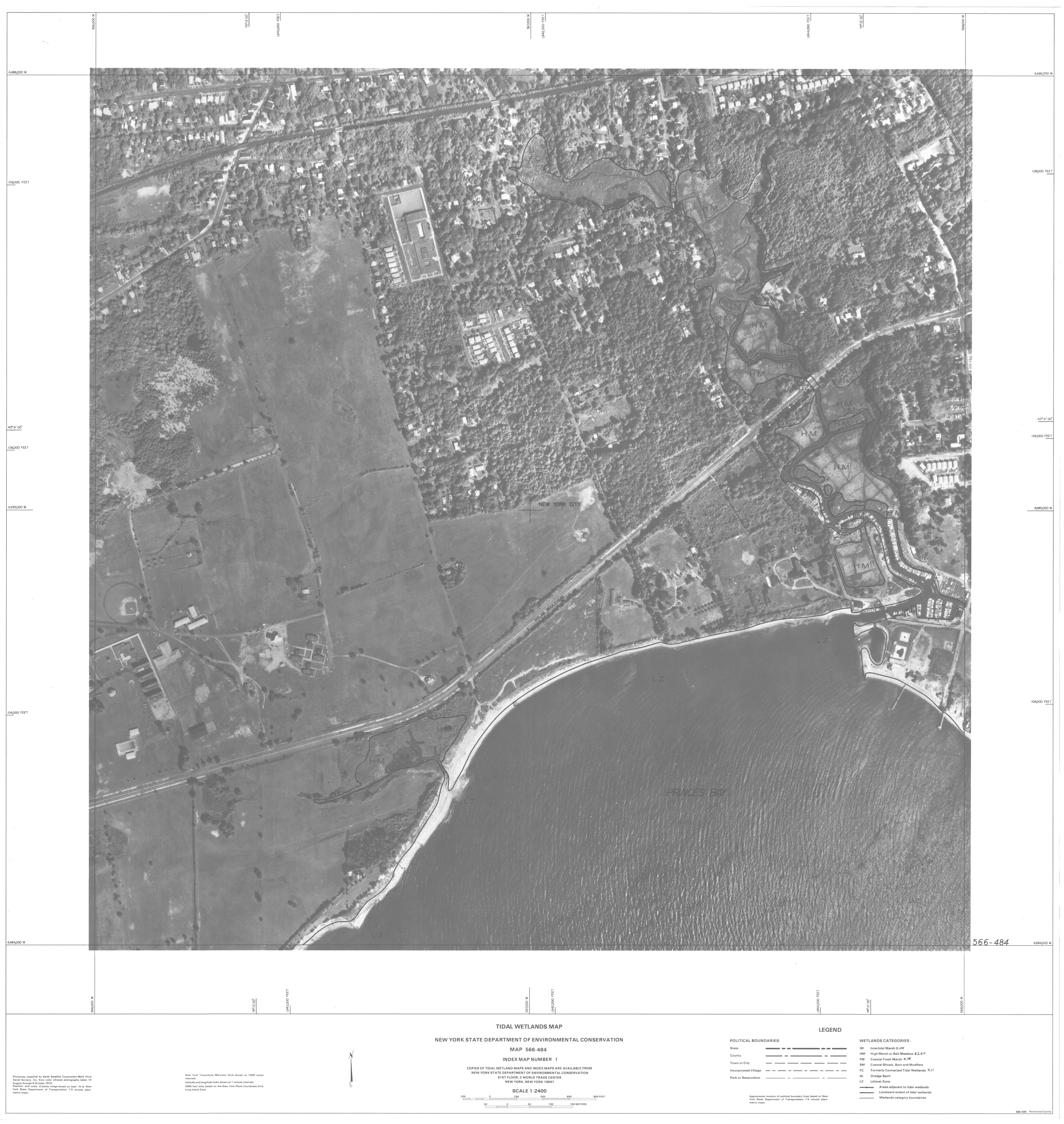 Buildings - Tidal Wetlands Map - Staten Island