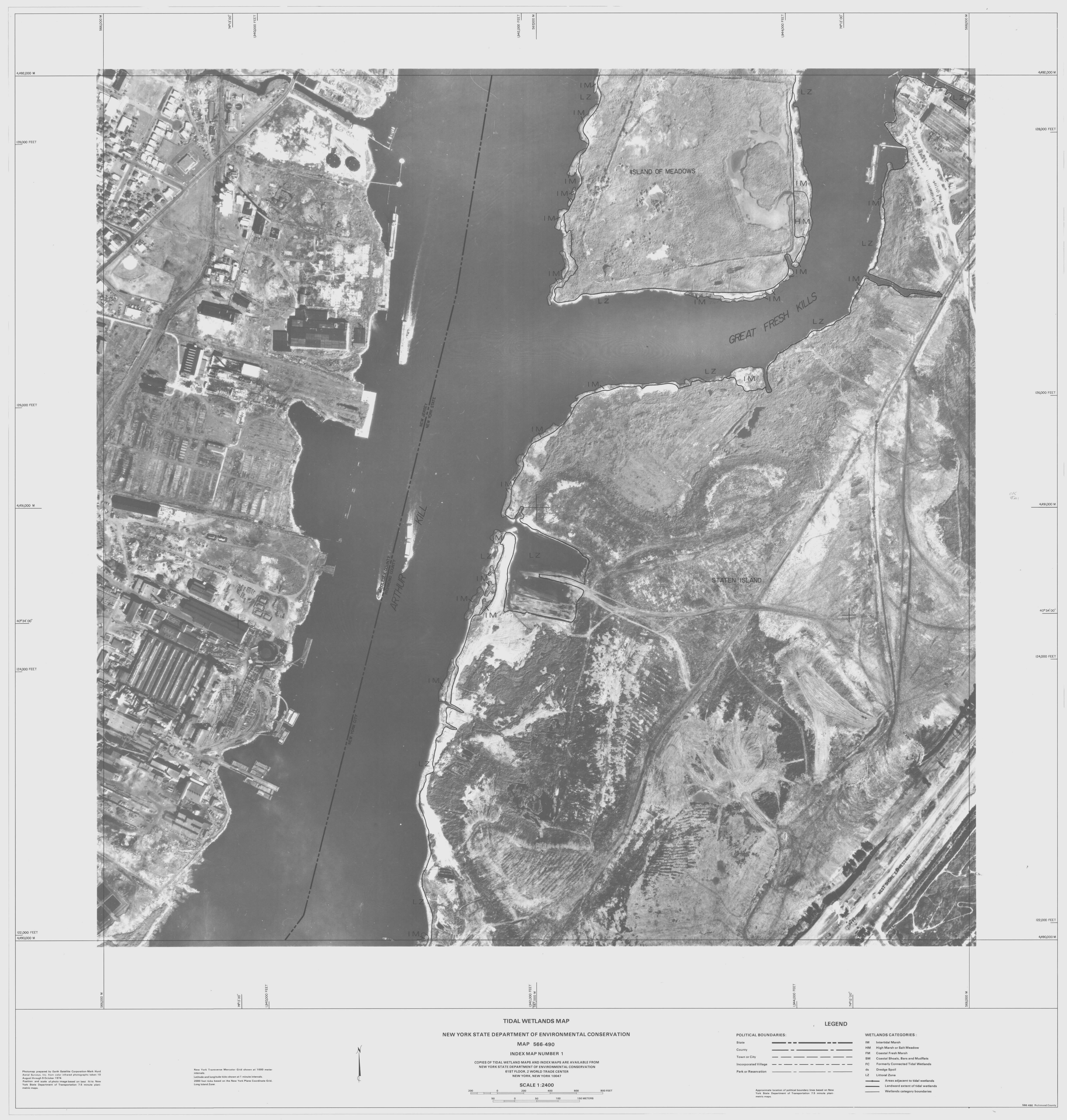 Buildings - Tidal Wetlands Map - Staten Island