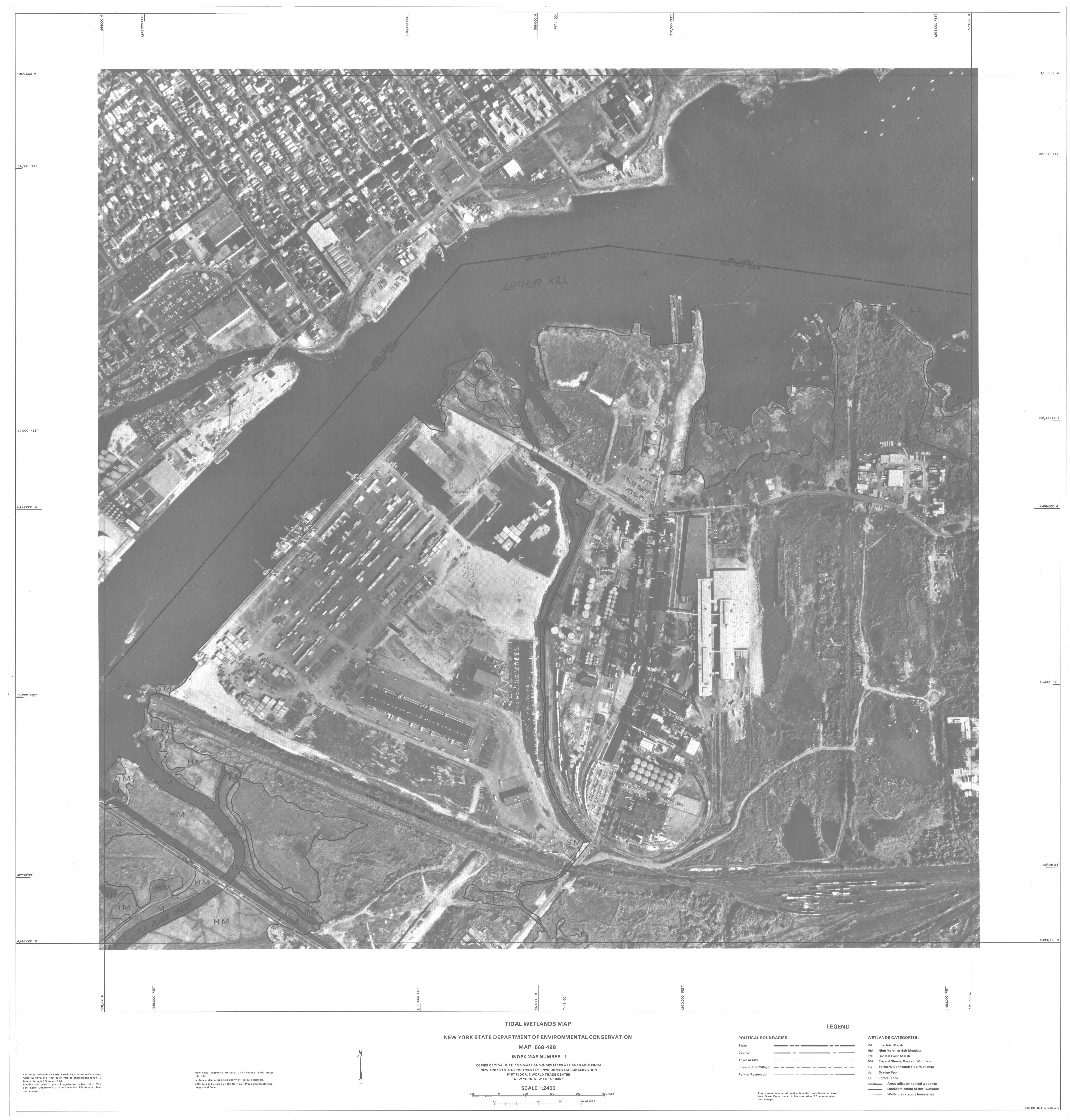 Buildings - Tidal Wetlands Map - Staten Island