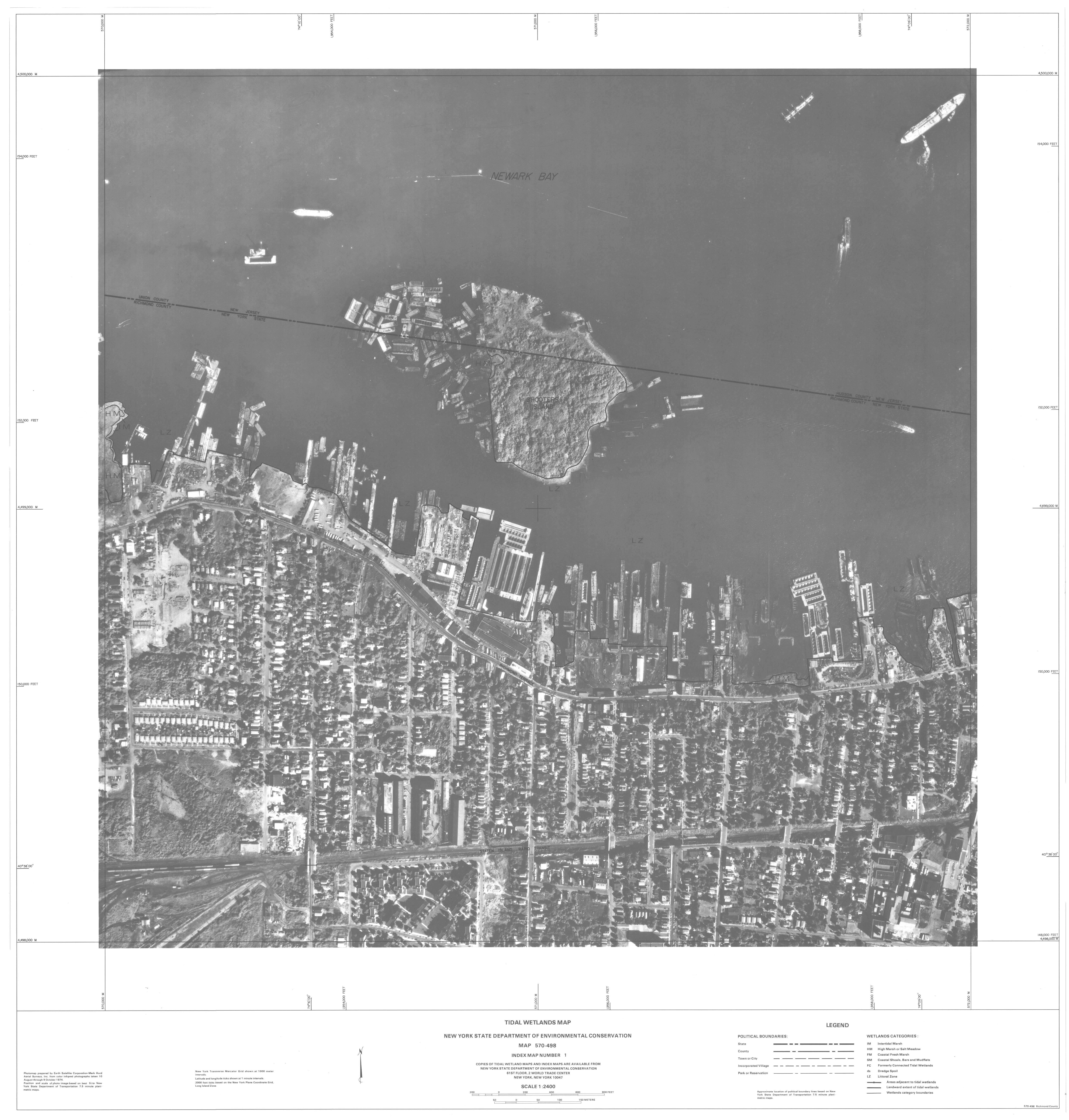 Buildings - Tidal Wetlands Map - Staten Island
