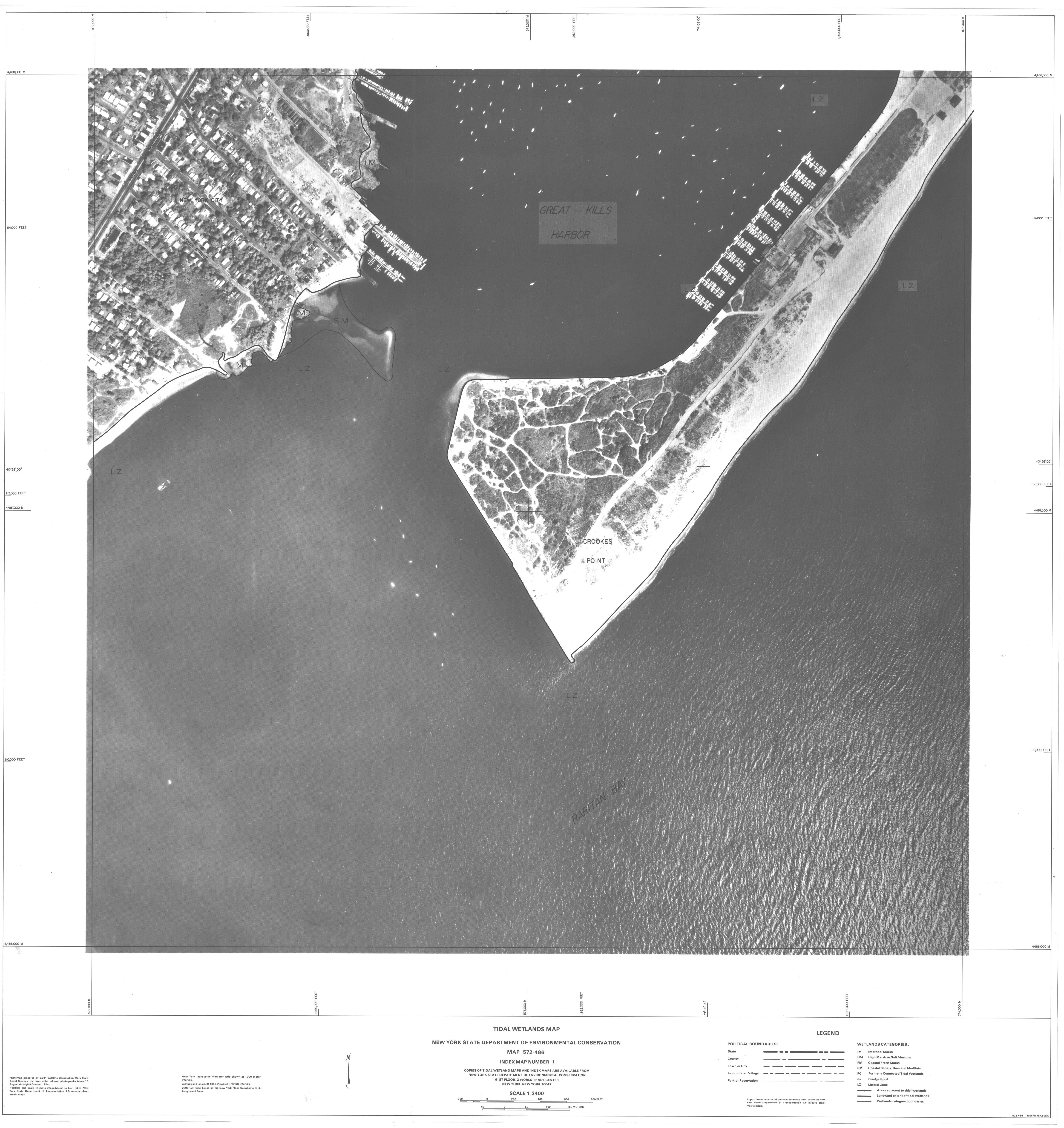 Buildings - Tidal Wetlands Map - Staten Island