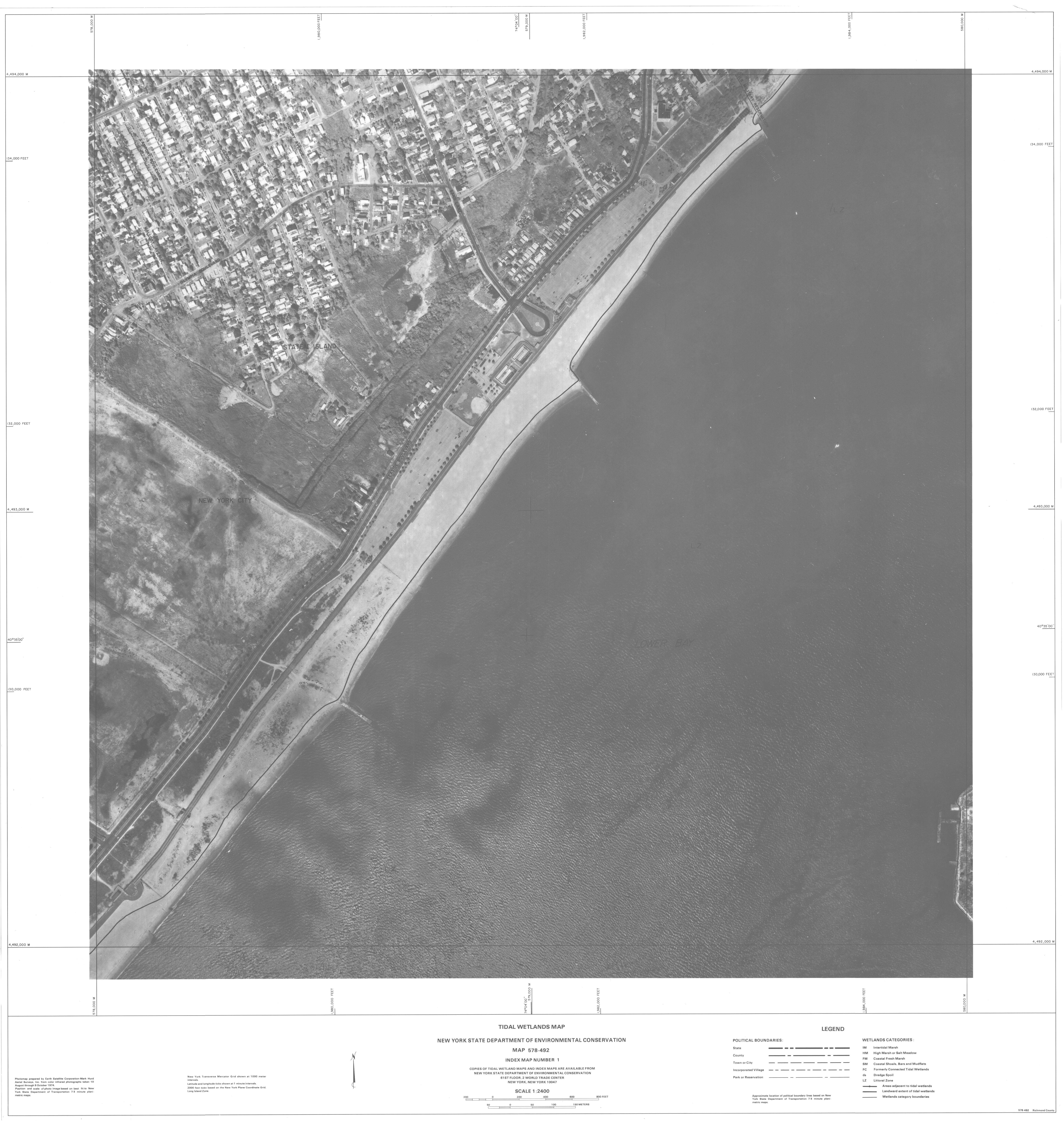 Buildings - Tidal Wetlands Map - Staten Island