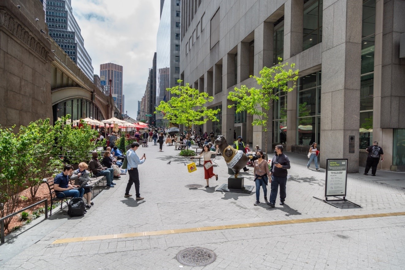 City Completes Final Phase of Pershing Square Plaza, Providing Large ...