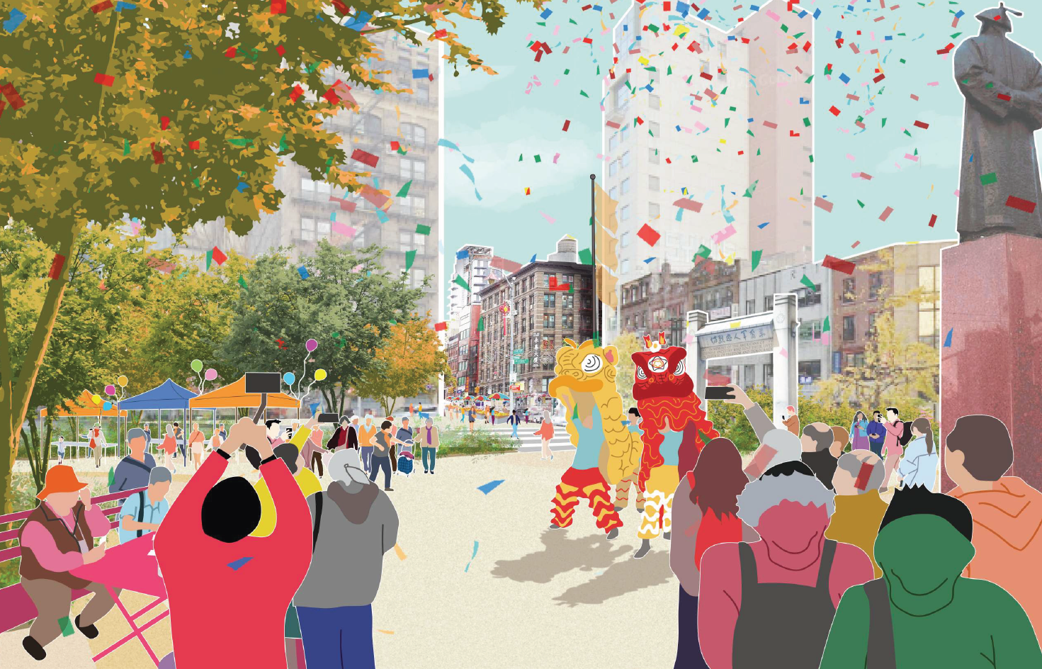City Unveils Design Concepts for Reimagined Chatham Square With More ...