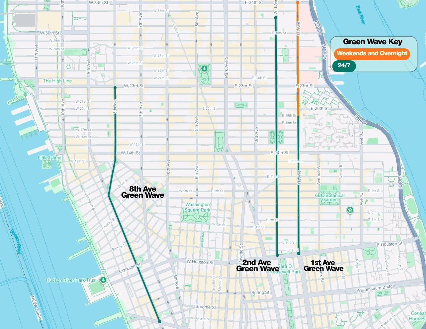 Bike Month: NYC DOT to Install Green Wave Signal Timing on Three ...