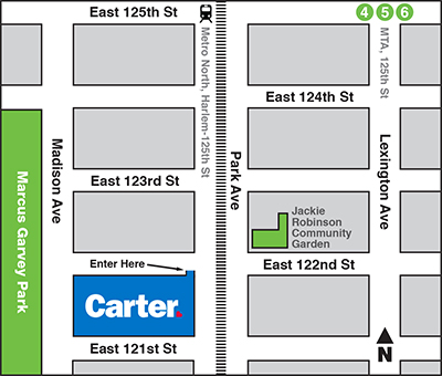 Carter - Patients and Visitors - Directions